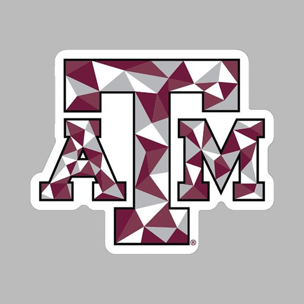 Texas A&M Color Block Triangle Decal Multi | Aggieland Outfitters