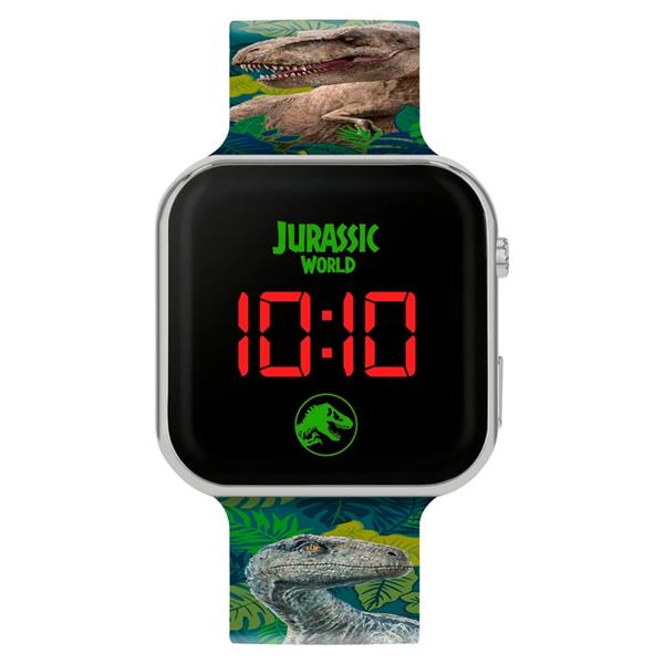 JURASSIC WORLD PRINTED STRAP LED WATCH GREEN | Gibbons
