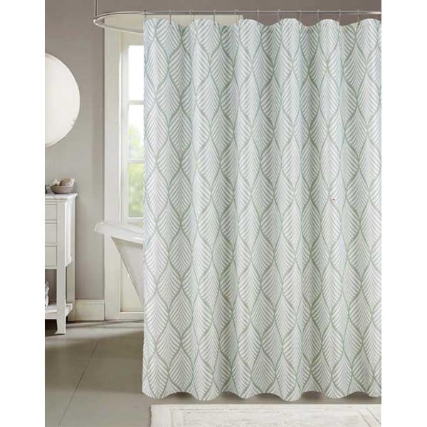 CEDAR DILLION SHOWER CURTAIN SAGE | Gibbons
