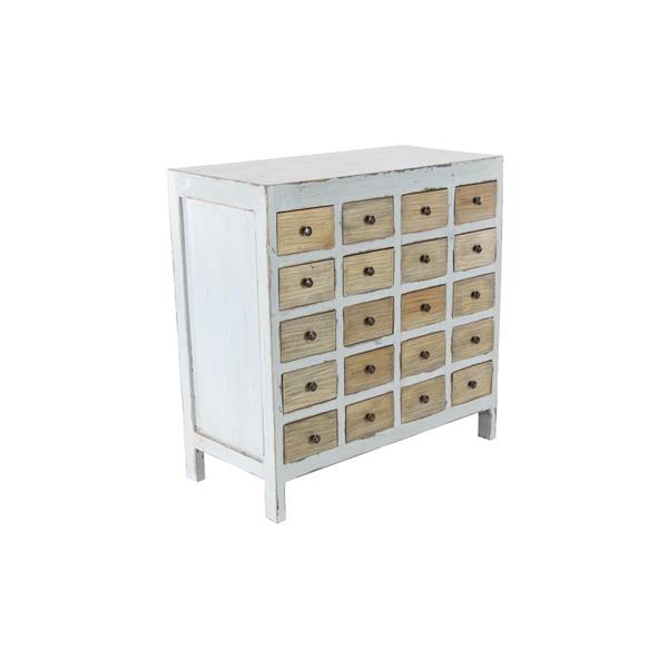 20 DRAWER CHEST 33WX33H WHITE | Gibbons