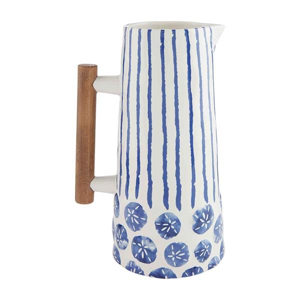 BLUE SAND DOLLAR PITCHER NAVY | Gibbons