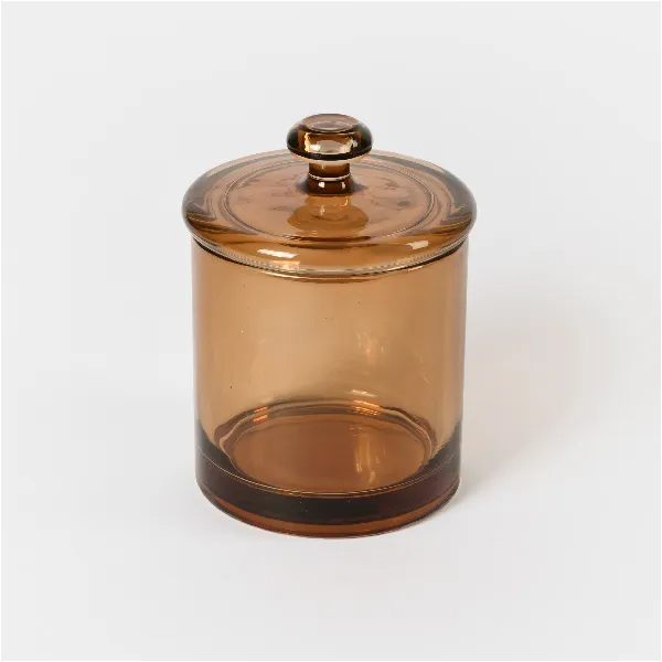 MOOISPACE - Marcella Collection Glass Jar AMBER | Gibbons