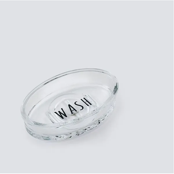 MOOISPACE - Danique Soap Dish CLEAR | Gibbons