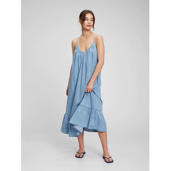 SL TIER HEM MAXI - MED SPOKANE LIGHT INDIGO 6 | Gibbons