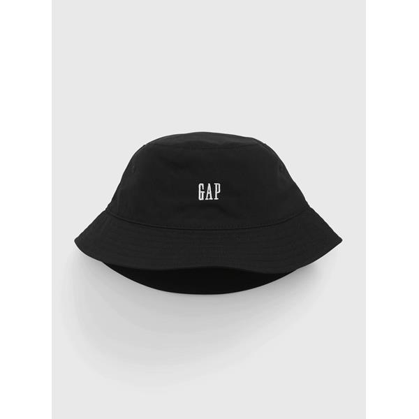 LOGO BUCKET HAT TRUE BLACK | Gibbons