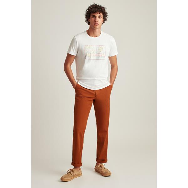 STRETCH WASHED CHINO EVOLUTION SLIM PICANTE | Gibbons