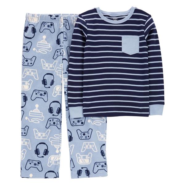 VIDEO 2 PC FLEECE PJ BLUE | Gibbons