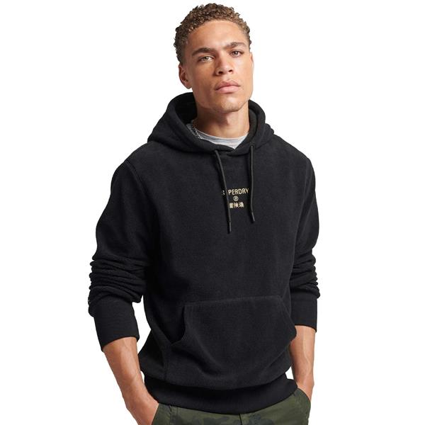 CODE SL FLEECE HOOD BLACK | Gibbons