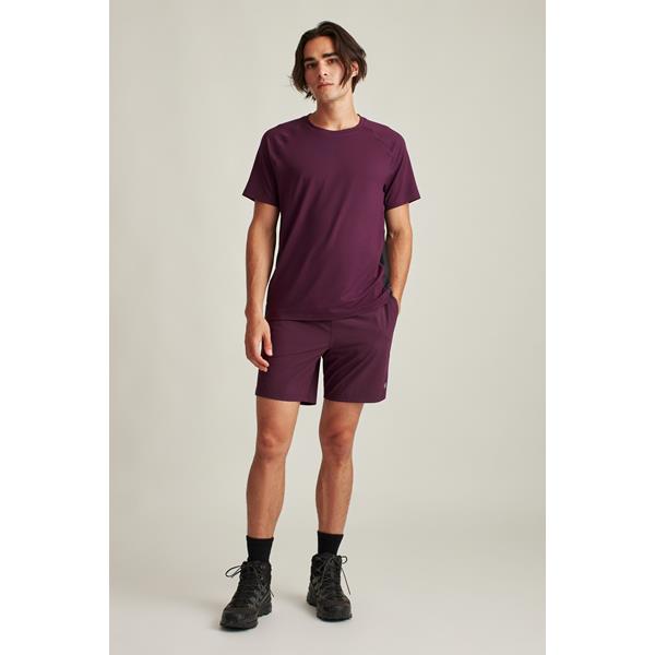 SHORT SLEEVE PERFORMANCE TEE PURPLE | Gibbons