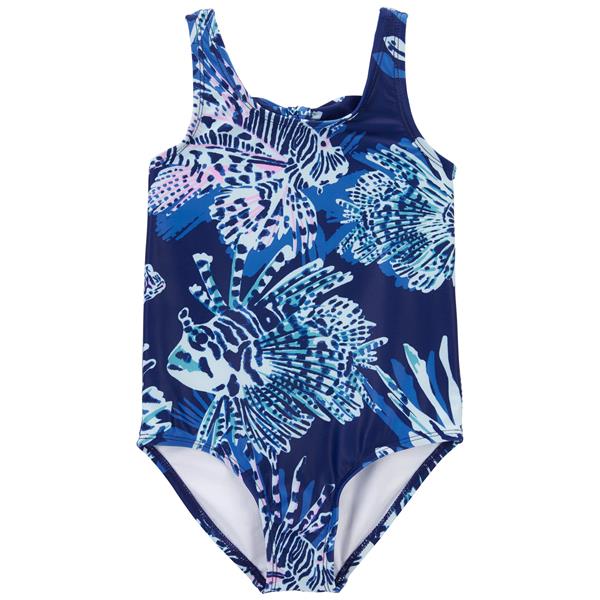 GIRL FISH SWIMSUIT NAVY | Gibbons