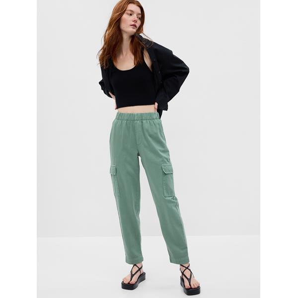 BROKEN TWILL CARGO PULL-ON PANT SAGE | Gibbons