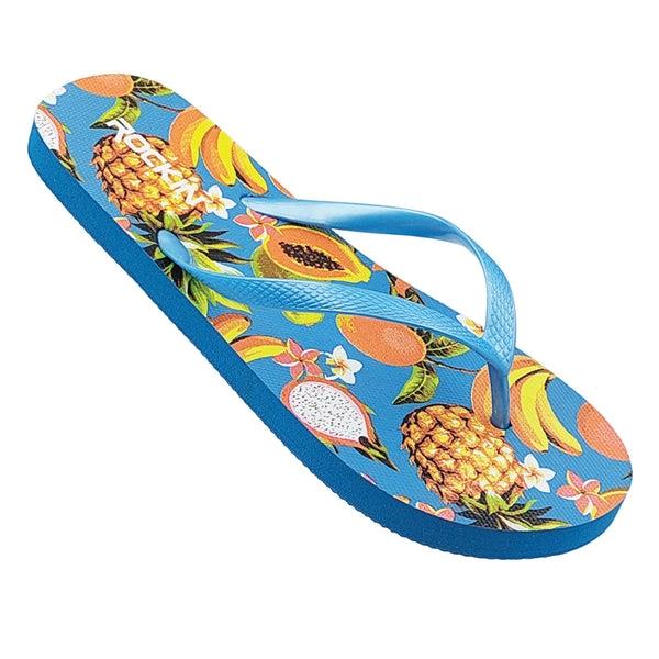 FRUIT FLIP FLOP BLUE | Gibbons