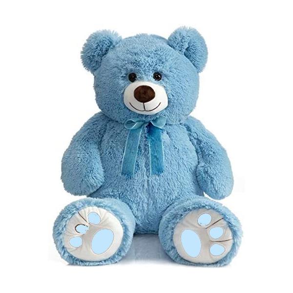 GIANT CLASSIC TEDDY BEAR BLUE | Gibbons