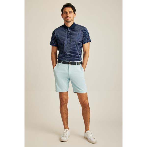 PREMIUM PIQUE GOLF POLO GOLF CLUB GEO DK BLUE | Gibbons