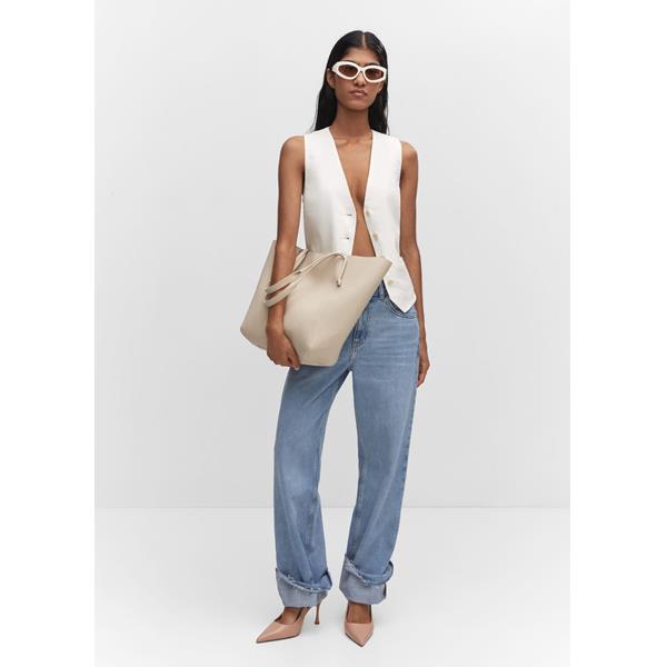 HANDBAG-M RODRI NATURAL WHITE | Gibbons