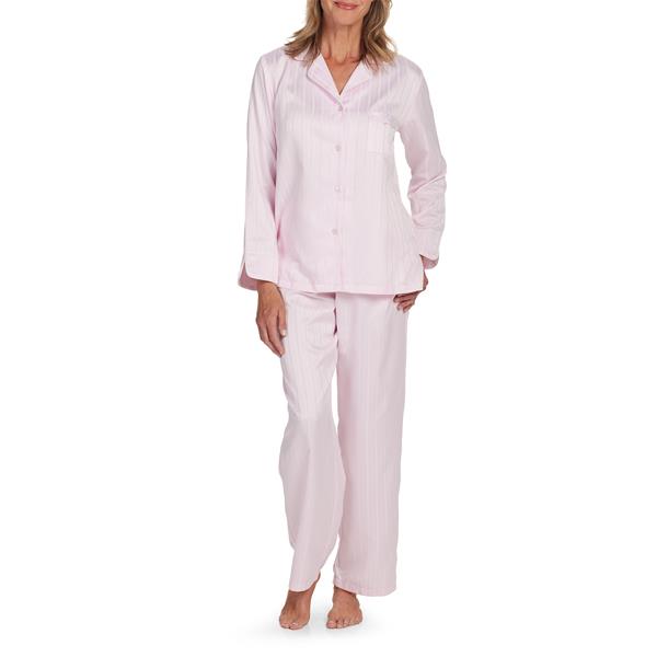 2PC SATIN PJ 650 Pink | Gibbons