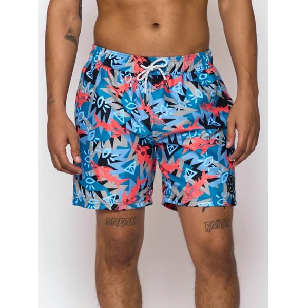 SHARK TANK POOL SHORTS CORAL | Gibbons