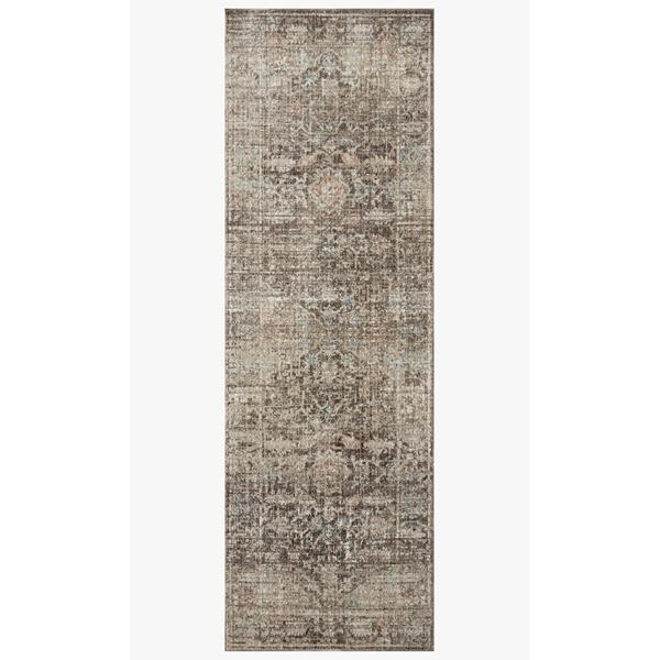 RUNNER MH MILLIE TOAST RUG FLORAL CHARCOAL / DOVE | Gibbons