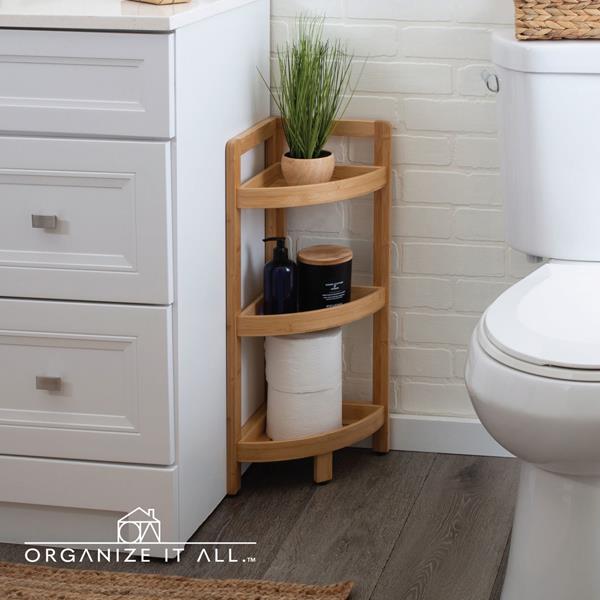 3 TIER BAMBOO CORNER TOWER BAMBOO | Gibbons