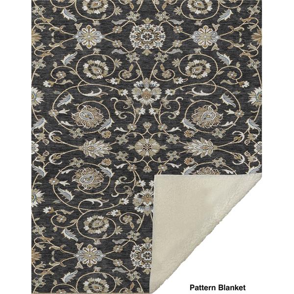 RUG HATAY 3X5 BLACK BLACK | Gibbons