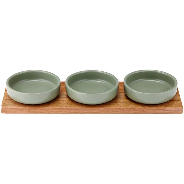 HOST SAGE BOWL TRAY SET SAGE | Gibbons