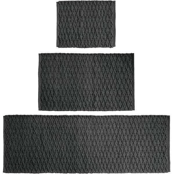 MDESIGN 3PC SPA RUG SET CHARCOAL | Gibbons
