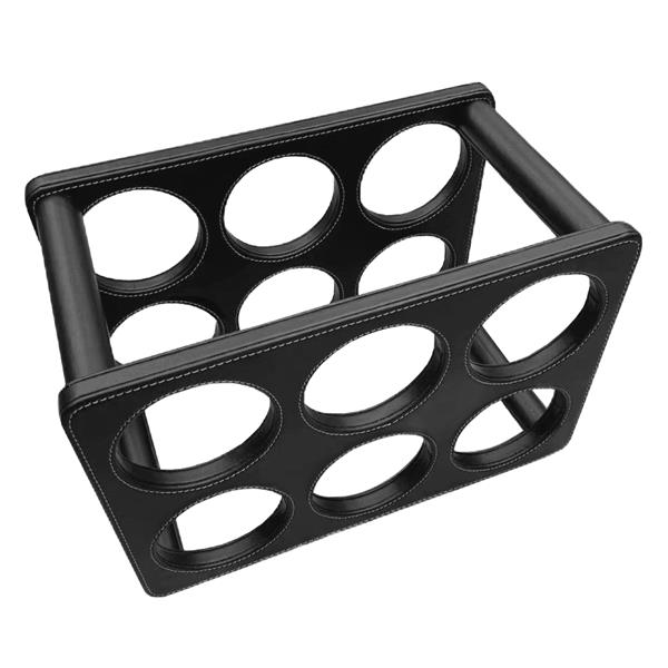 MAISON LUXE RECTANGULAR WINE RACK BLACK | Gibbons