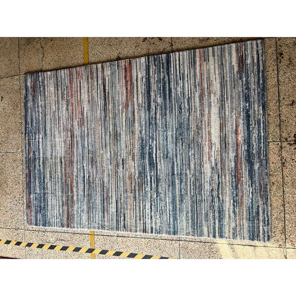 RUNNER KENSINGTON PLUSH JASMINE BLUE FLO NAVY | Gibbons