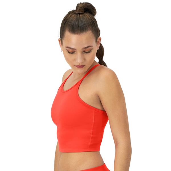 LONGLINE CAMI WITH SHELF BRA SOLAR CRIMSON | Gibbons
