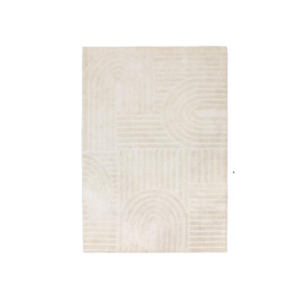 SASER RUG 5X7.5 ARCH RUG GREEN WHITE | Gibbons