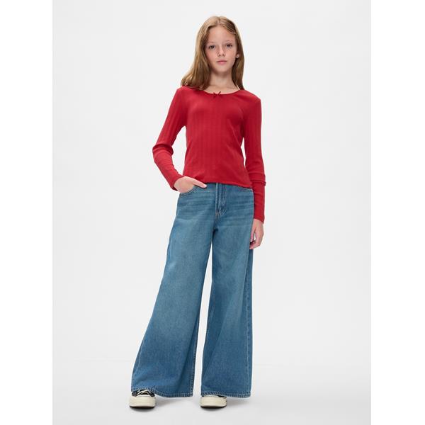 LS FSH POINTELLE TOP MODERN RED | Gibbons