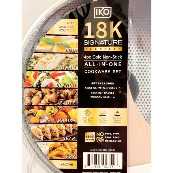 IKO 18K ALL-IN-1 4PC NON-STICK COOKWARE NO COLOR | Gibbons