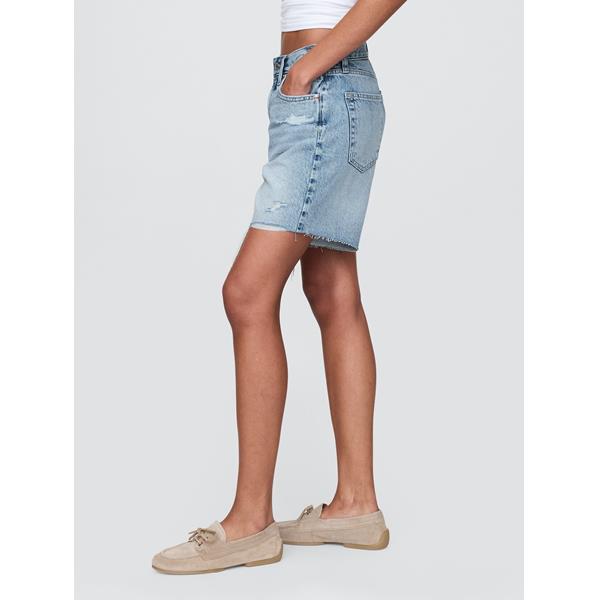 LOOSE BERMUDA SHORT LIGHT INDIGO 1 | Gibbons