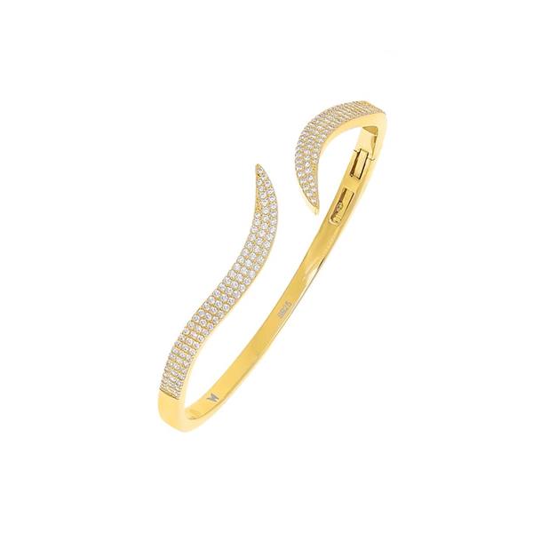 Pave Wave Bangle | South Moon Under