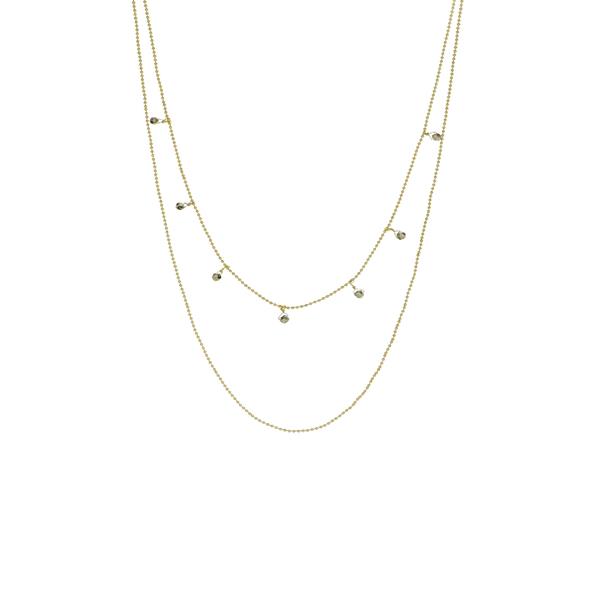 21 NECKLACE 2 LAYER GOLD CHAIN GOLD | South Moon Under