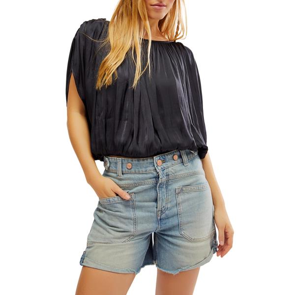 DOUBLE TAKE TOP BLACK | South Moon Under