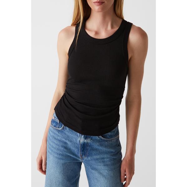 ELLA SHINE TANK Black | South Moon Under