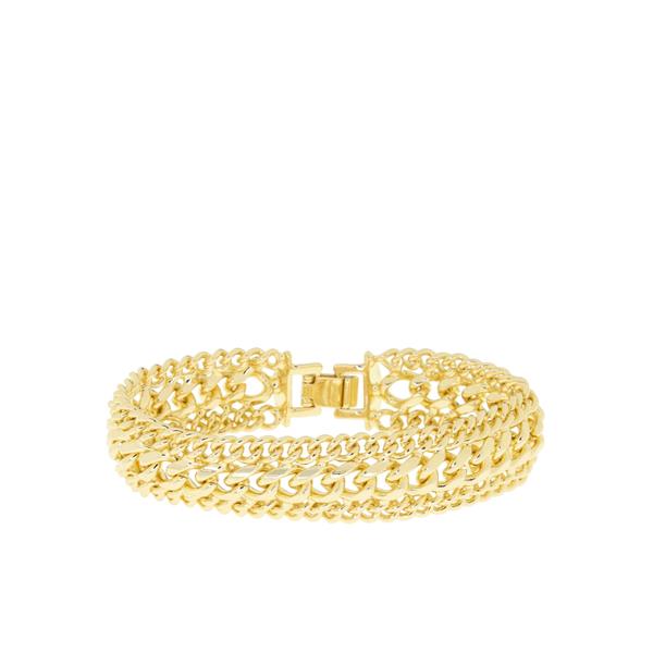 MULTI CHAIN CLASP BRACELET GOLD | South Moon Under