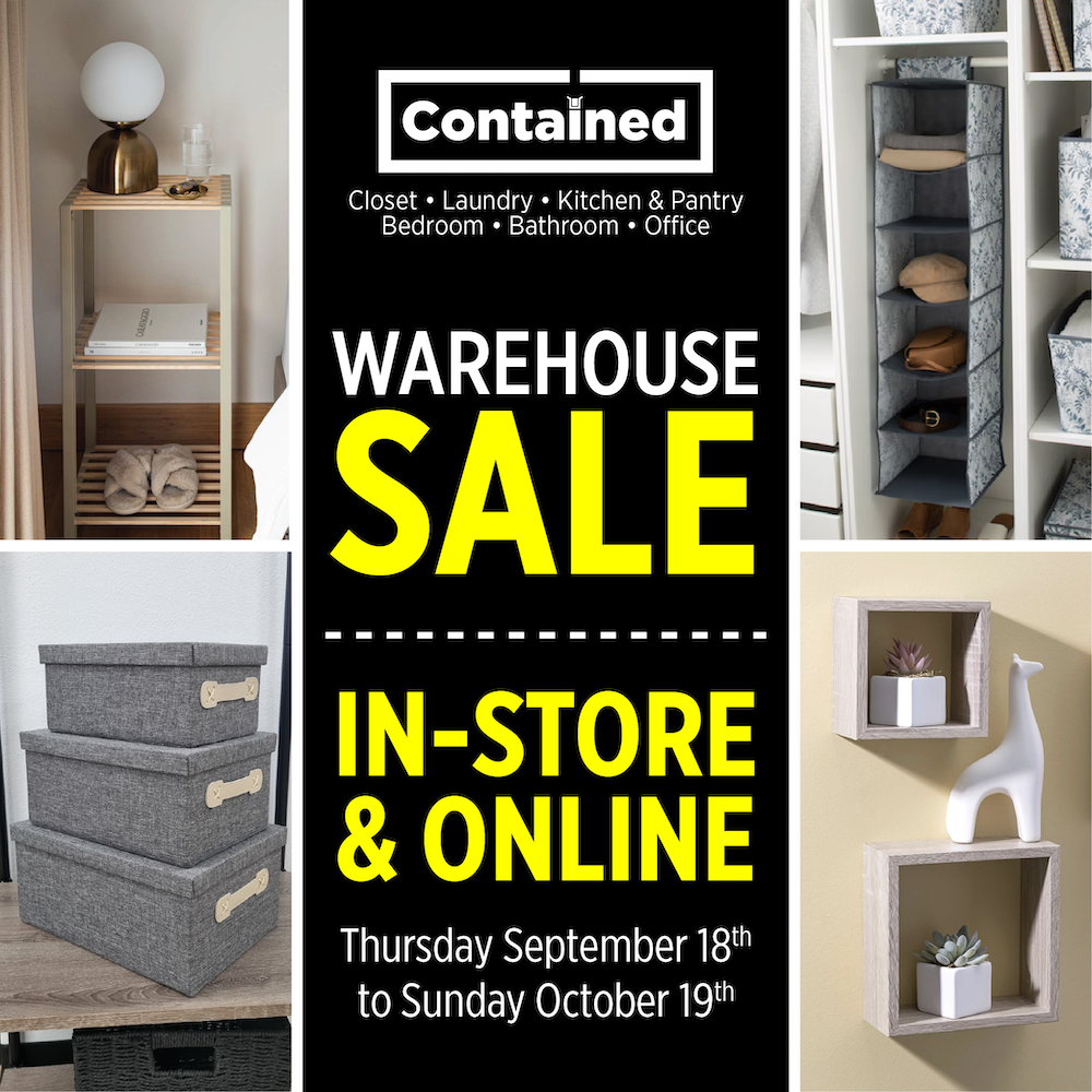 Contained Fall Warehouse Sale 2025 | Gibbons